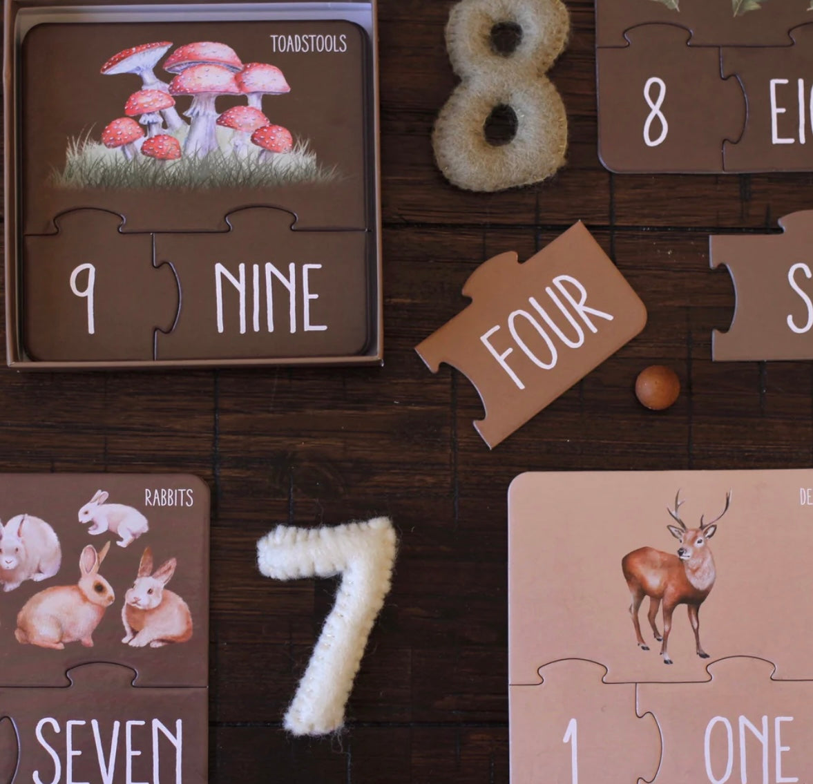 WOODLAND COUNTING PUZZLE – Three Wild Sprouts