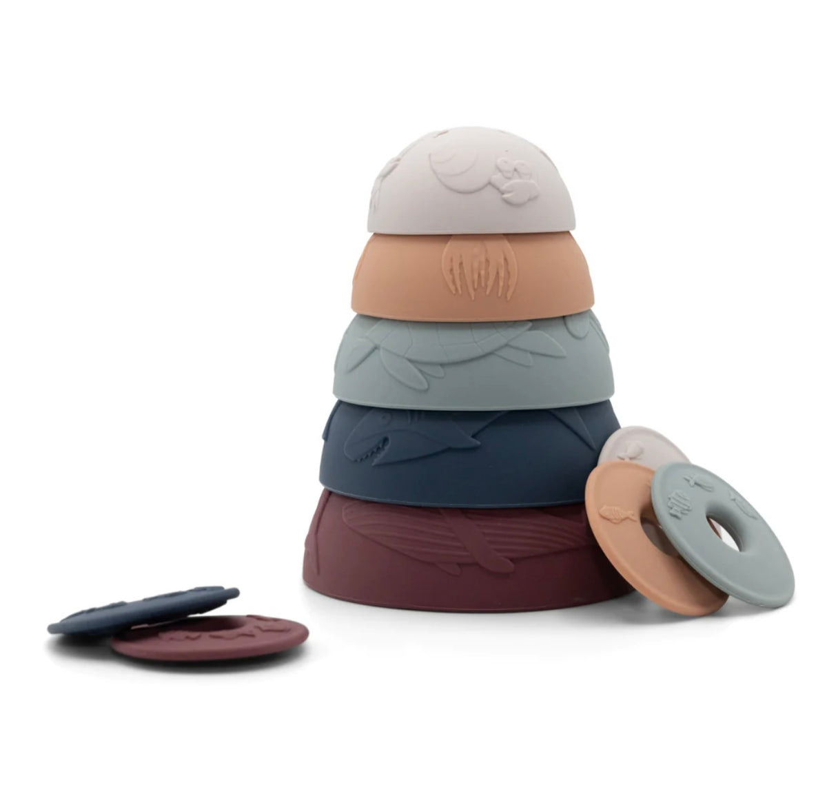 OCEAN STACKING CUPS- EARTH – Three Wild Sprouts