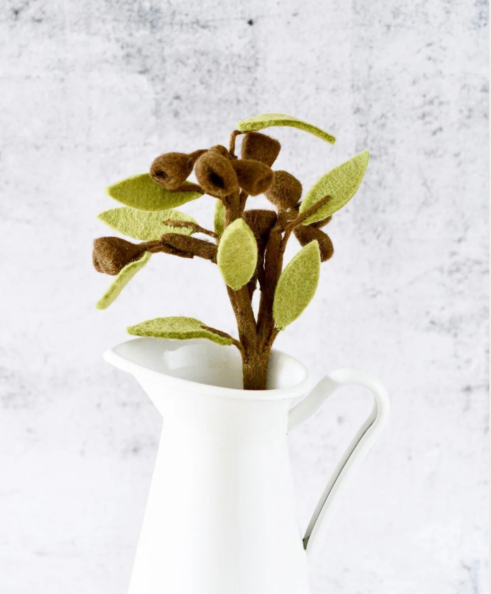 FELT GUMNUT STEM – Three Wild Sprouts