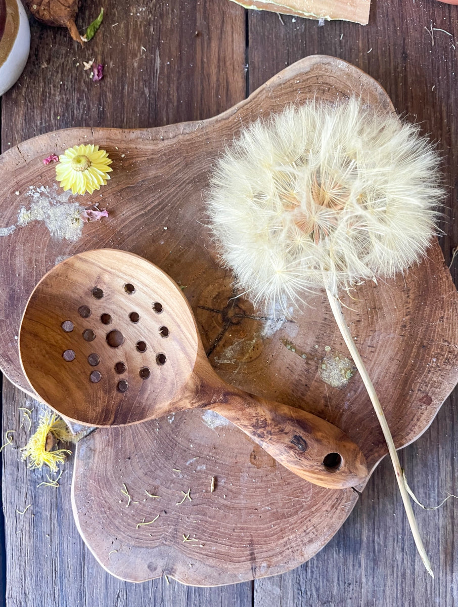 Mini Slotted Spoon – Three Wild Sprouts