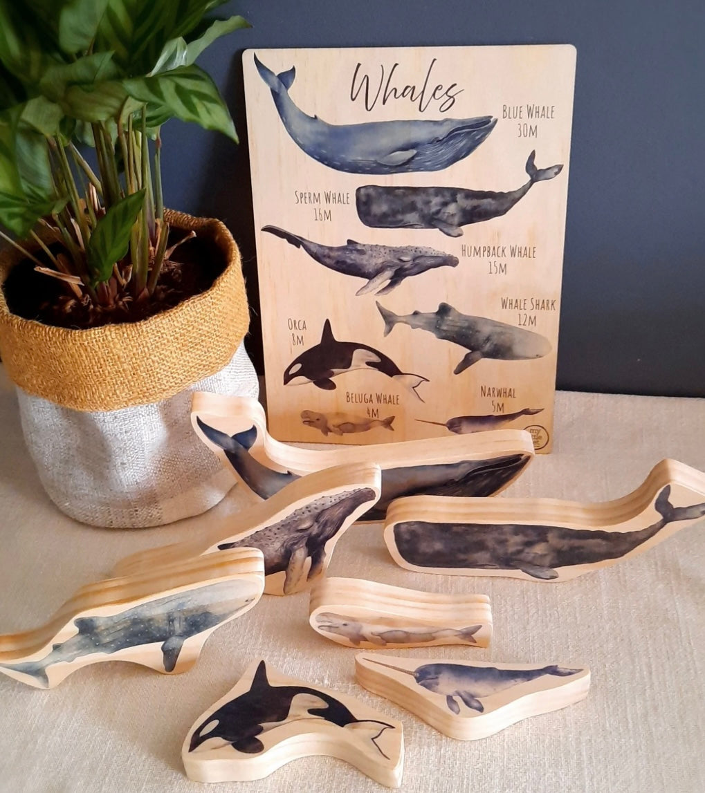 Whale Wonderland - Small World Set – Three Wild Sprouts
