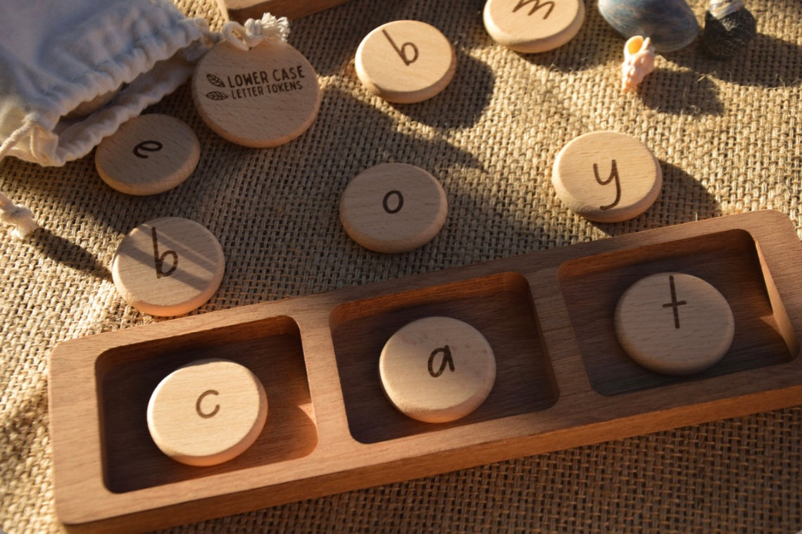 Lower Case Letter Tokens – Three Wild Sprouts