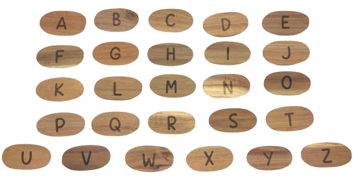 Sign Language Stones set of 26 – Three Wild Sprouts