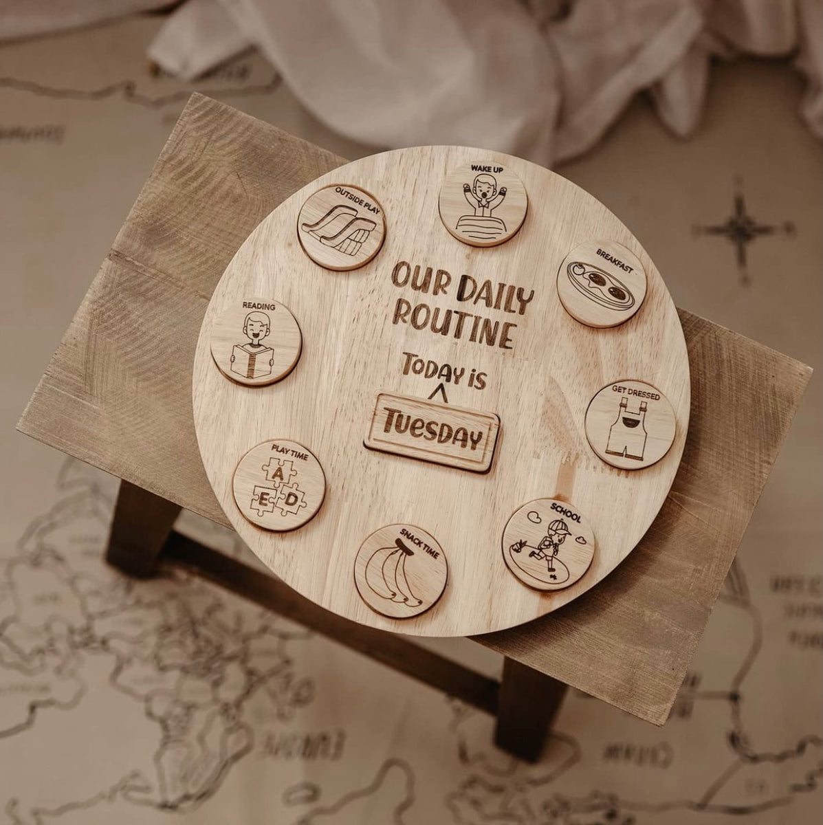 Daily Routine Circle – Three Wild Sprouts