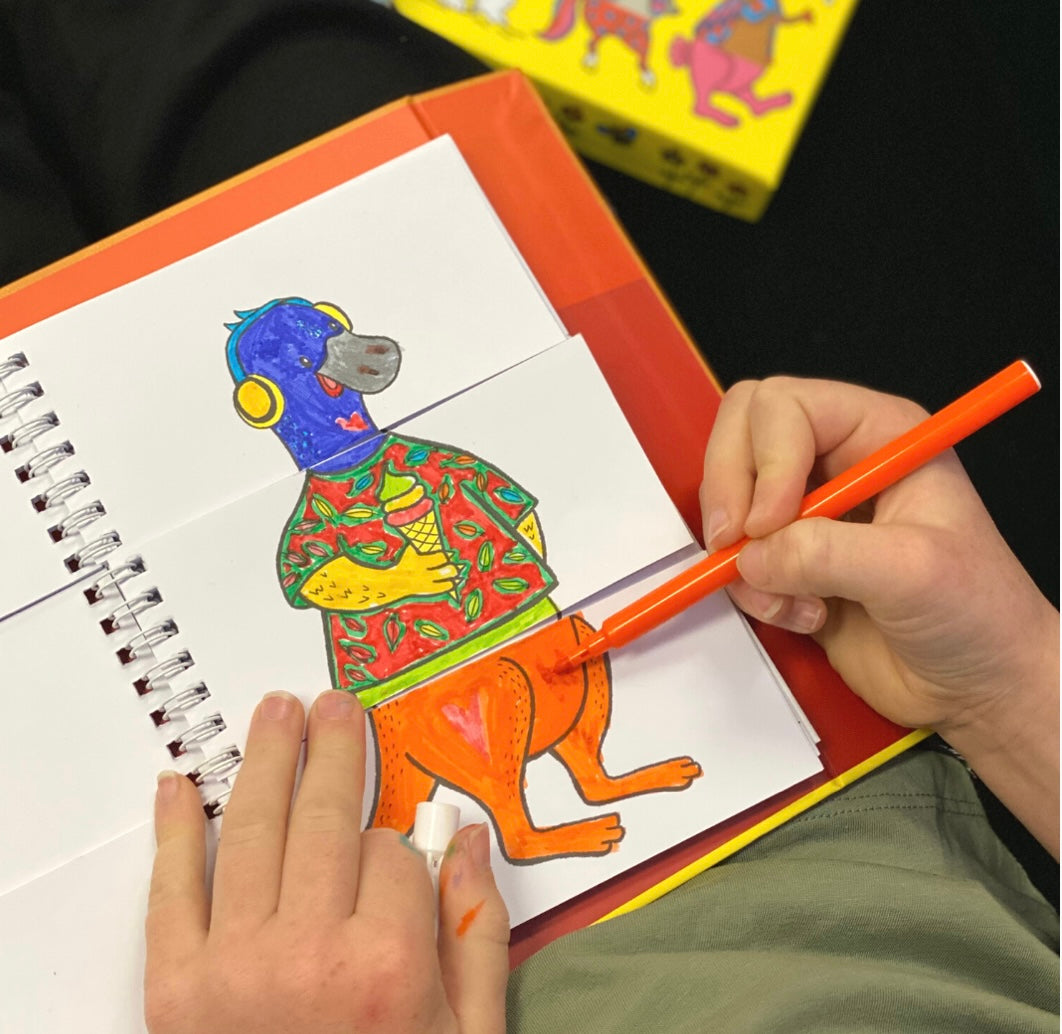 Mash-up Colouring Set - Animal Mix Up – Three Wild Sprouts