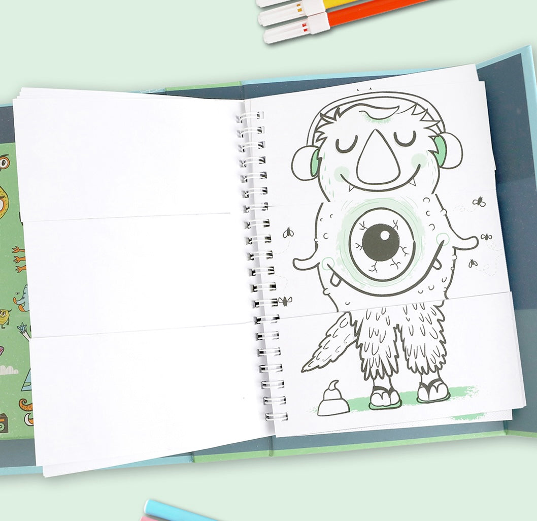 Mash-up Colouring Set - Monster Mash – Three Wild Sprouts